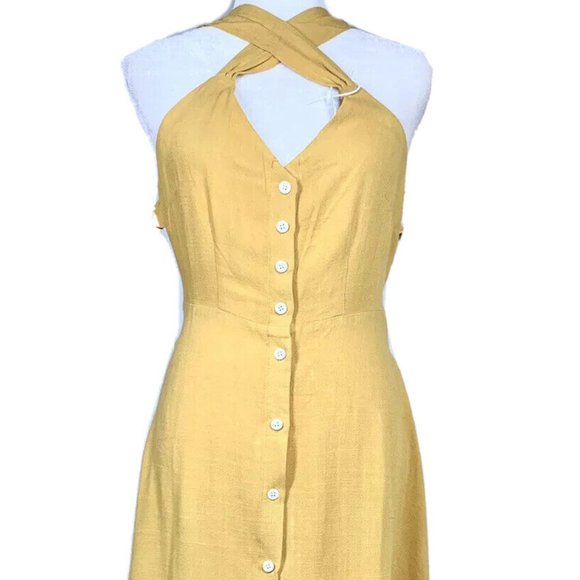 Dresses | New Womens Cross Neckline Long Dress Xs | Poshmark